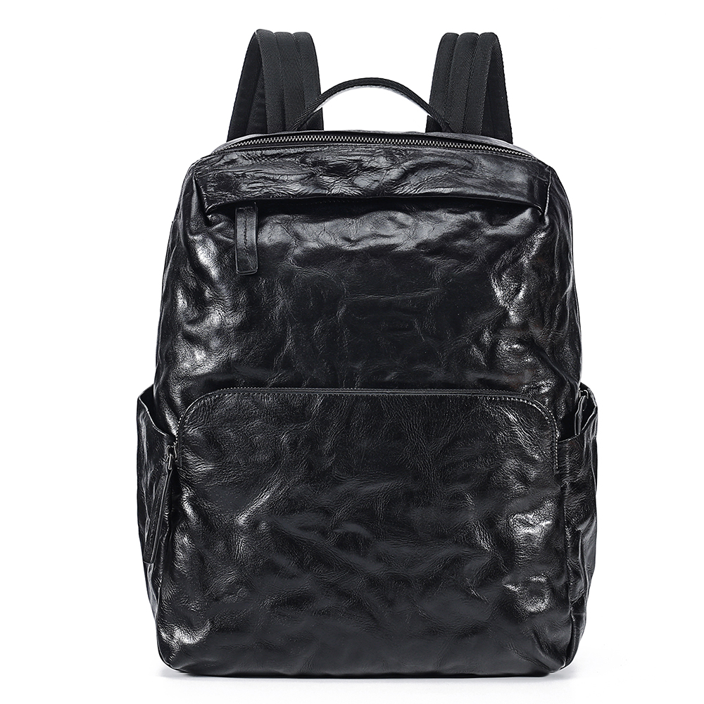 China High-end customized lightweight men’s leather business backpacks ...